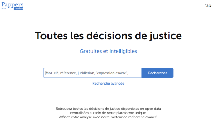 Accéder gratuitement aux décisions de justice – Audit & Systèmes d'Information