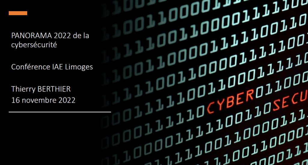 Panorama de la cybersécurité 2022 – Audit & Systèmes d'Information
