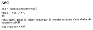 Table des codes ASCII – Audit & Systèmes d'Information
